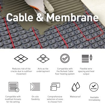 nVent NUHEAT Cable & Membrane Benefits | nVent